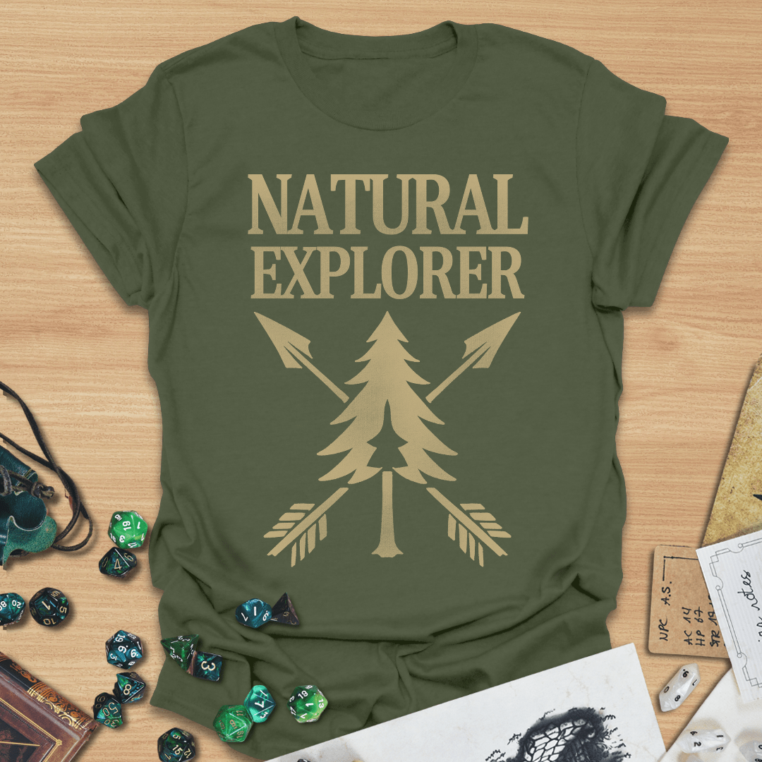 Natural Explorer Retro T-Shirt – ThreadXP